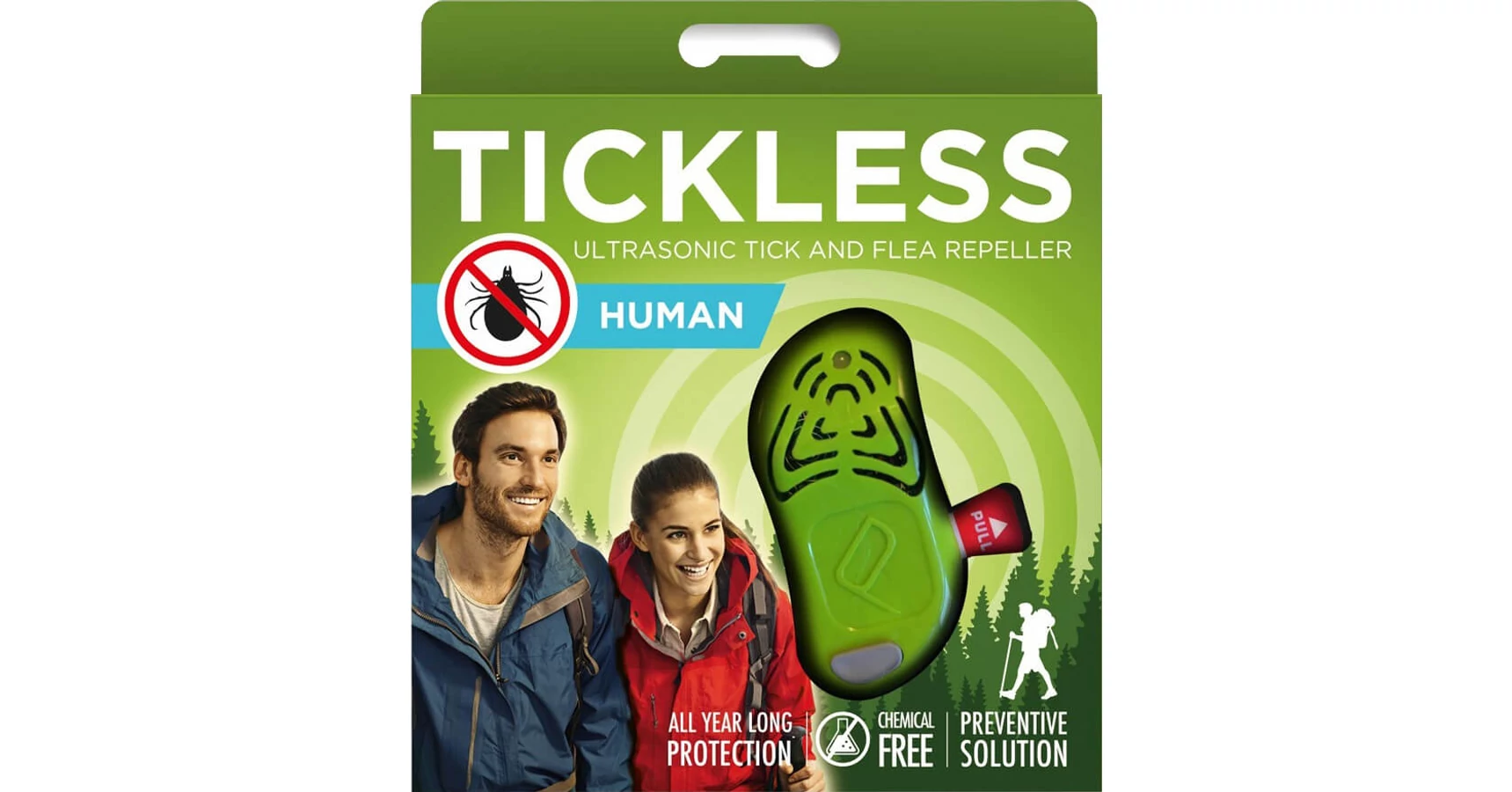 Tickless Human - ultrahangos kullancs- és bolhariasztó embereknek zöld